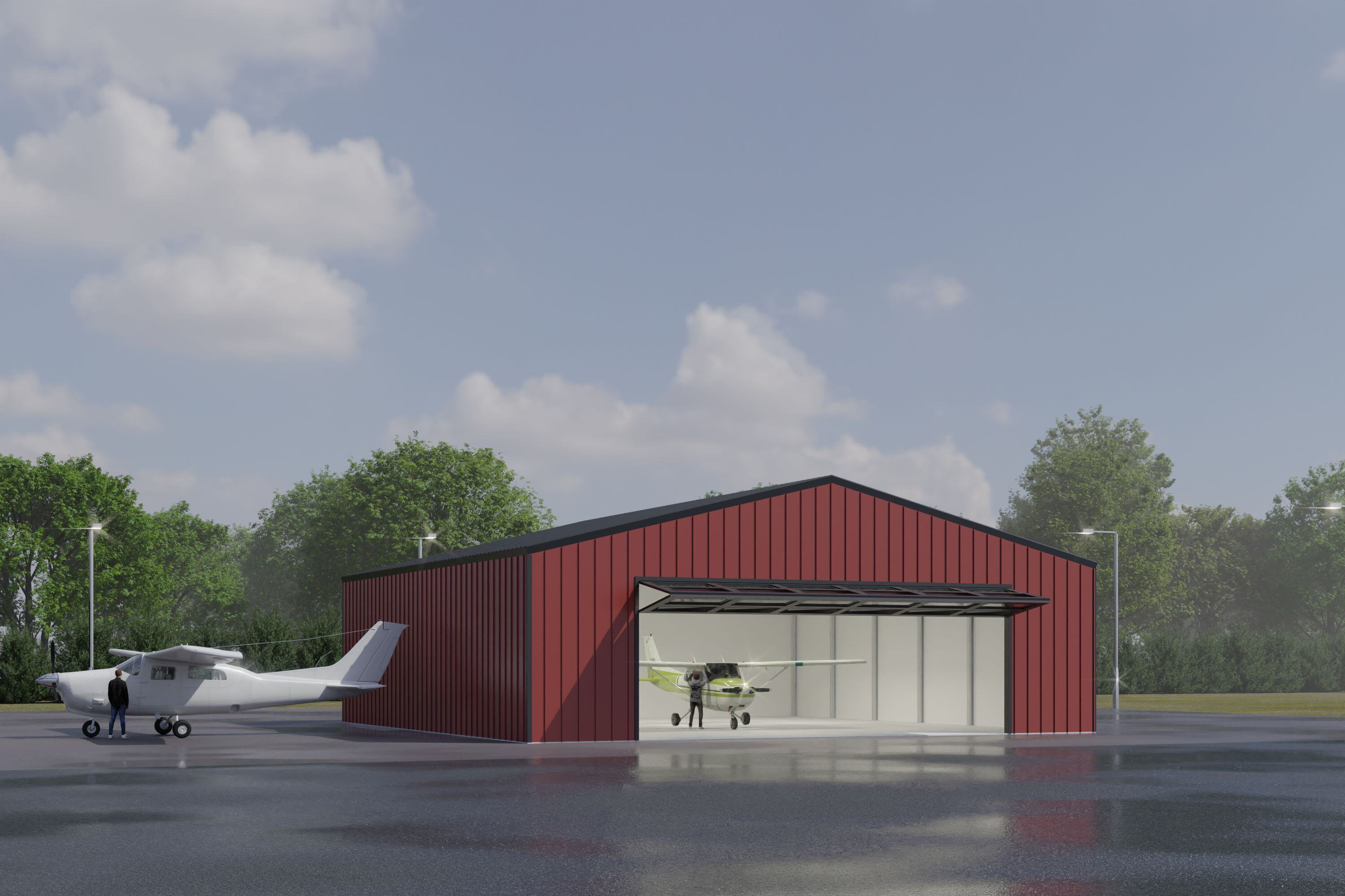 EasyFrame AJ Model - Cold Formed Steel Building Models | McElroy Metal