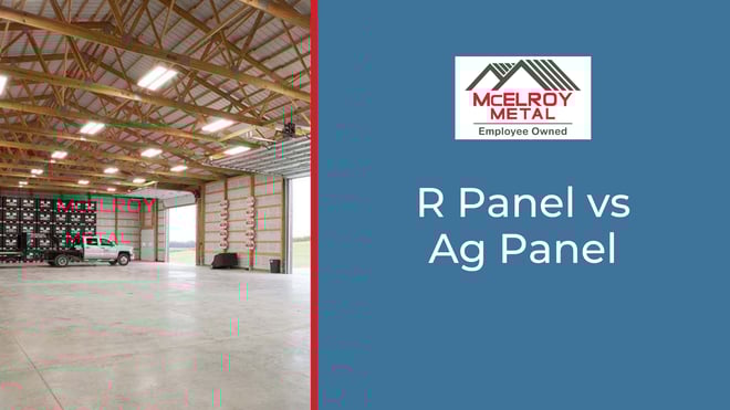 R Panel Roofing - R Panel Metal Roof | McElroy Metal