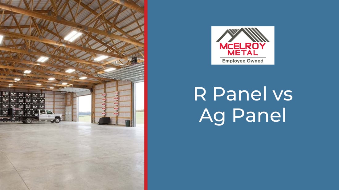 R Panel Roofing - R Panel Metal Roof | McElroy Metal