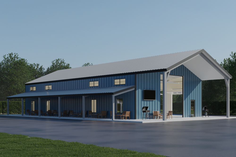 EasyFrame Two-Story Shouse Model - Cold Formed Steel Building Models ...
